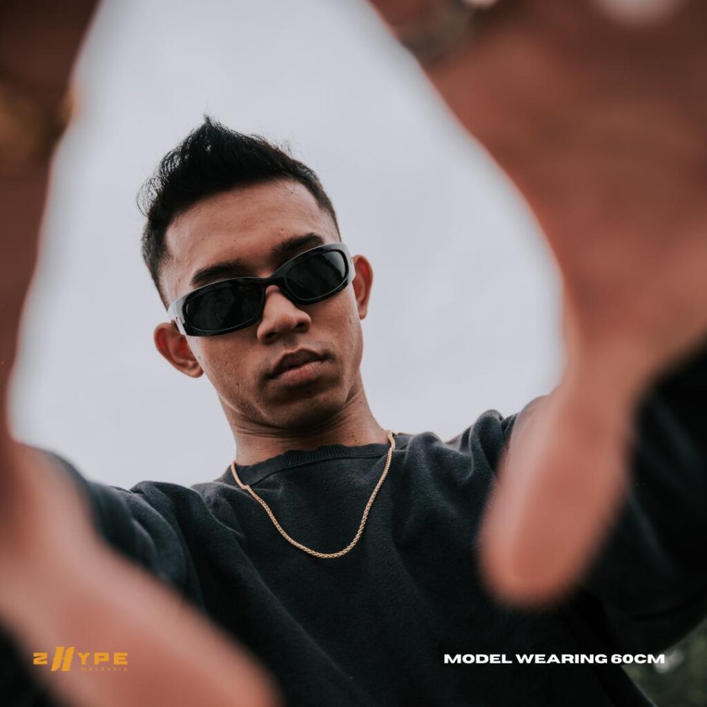 Helix Chain (Gold) 3mm - 2HYPE MALAYSIA