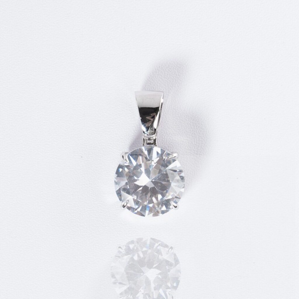 Iced-Out White Gem Pendant - 2HYPE MALAYSIA